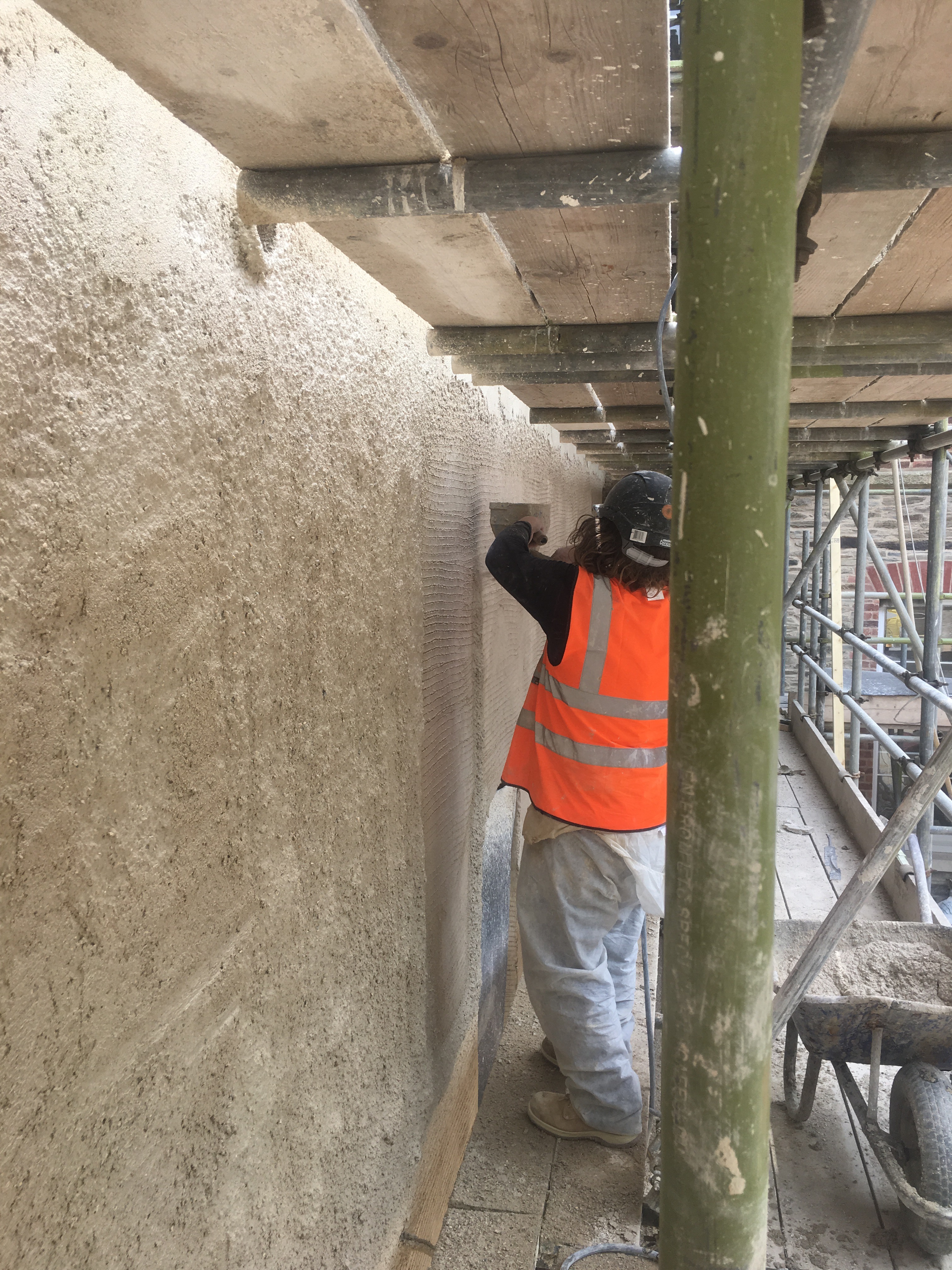 Secret location in Devon. - Cornish Lime Builders