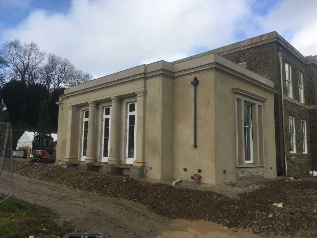 Country mansion house - Cornish Lime Builders